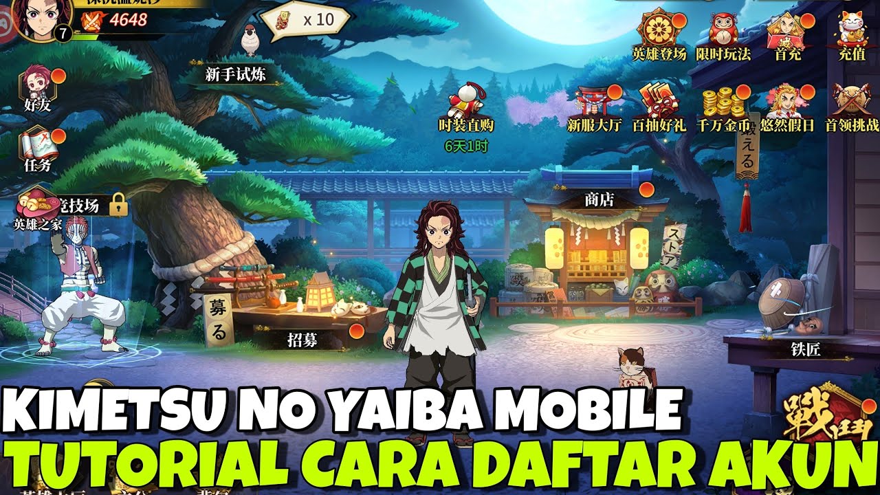 CARA BERMAIN KIMETSU NO YAIBA/DEMON SLAYER MOBILE - YouTube