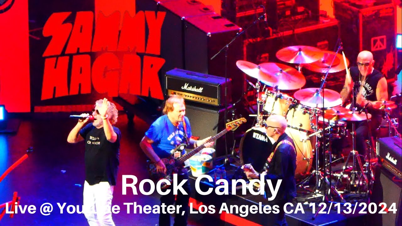 Sammy Hagar & Friends Rock Candy LIVE @ SOLD OUT Youtube Theater LA CA ...