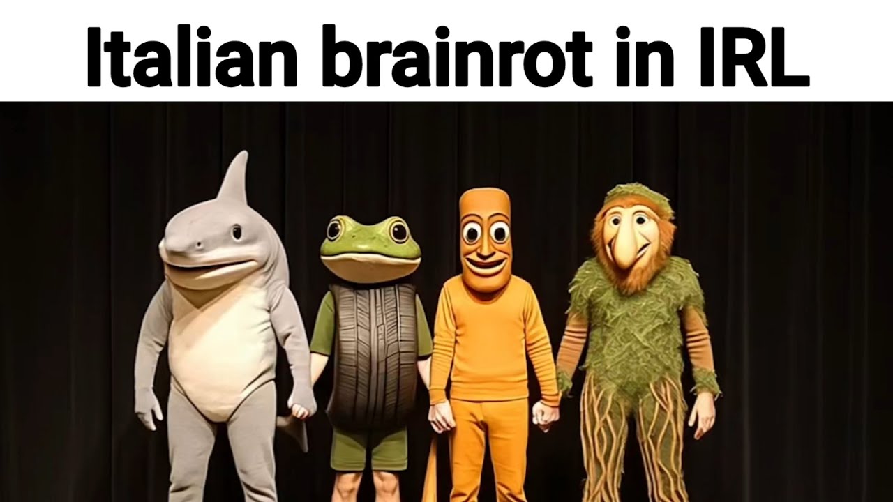 Italian brainrot drama in IRL - YouTube