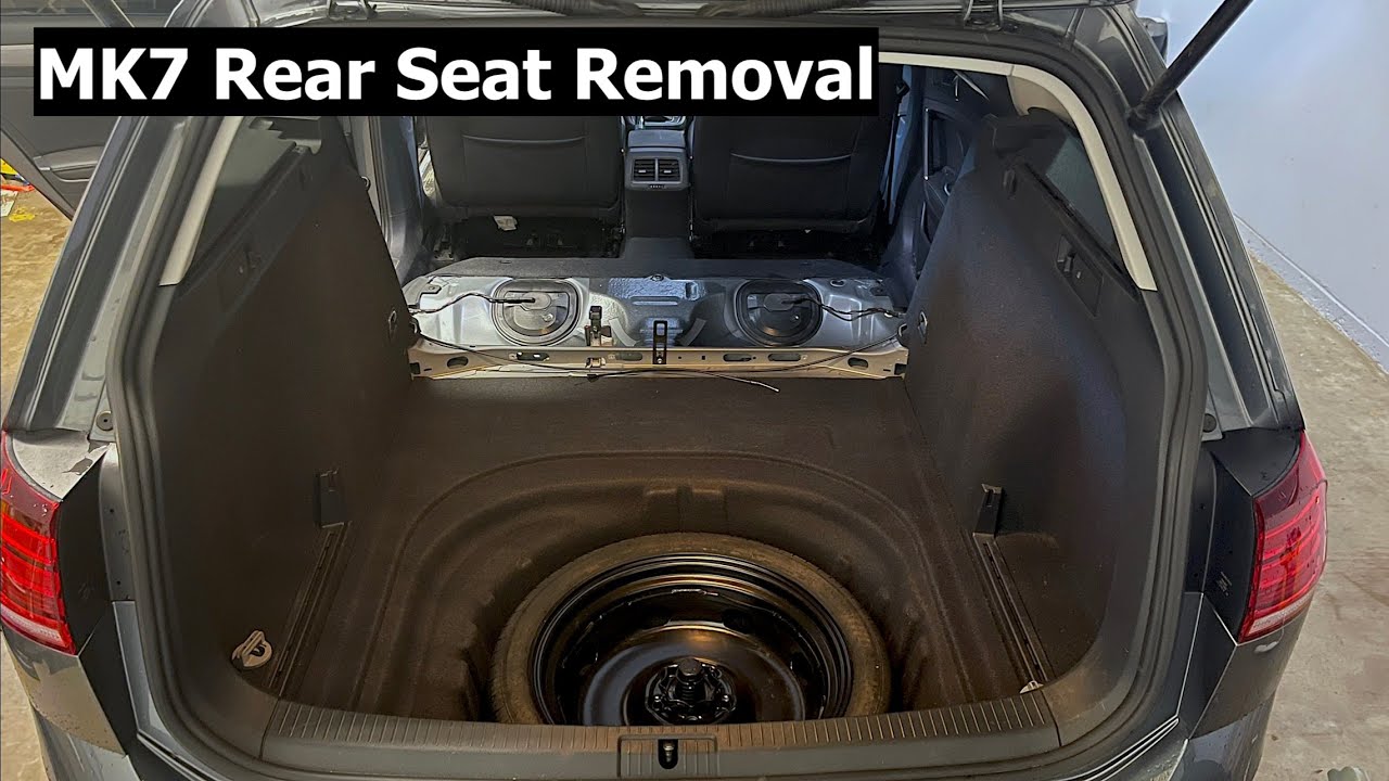 How to Remove the Rear Seats in a MK7 Golf Alltrack/Sportwagen/GTI/R ...