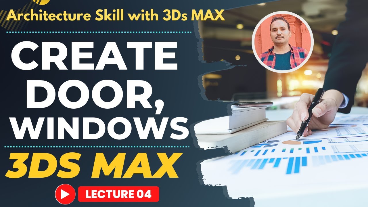 Doors & Windows making in 3Ds Max lecture no 04 Hindi Urdu | 3D Drawing - YouTube