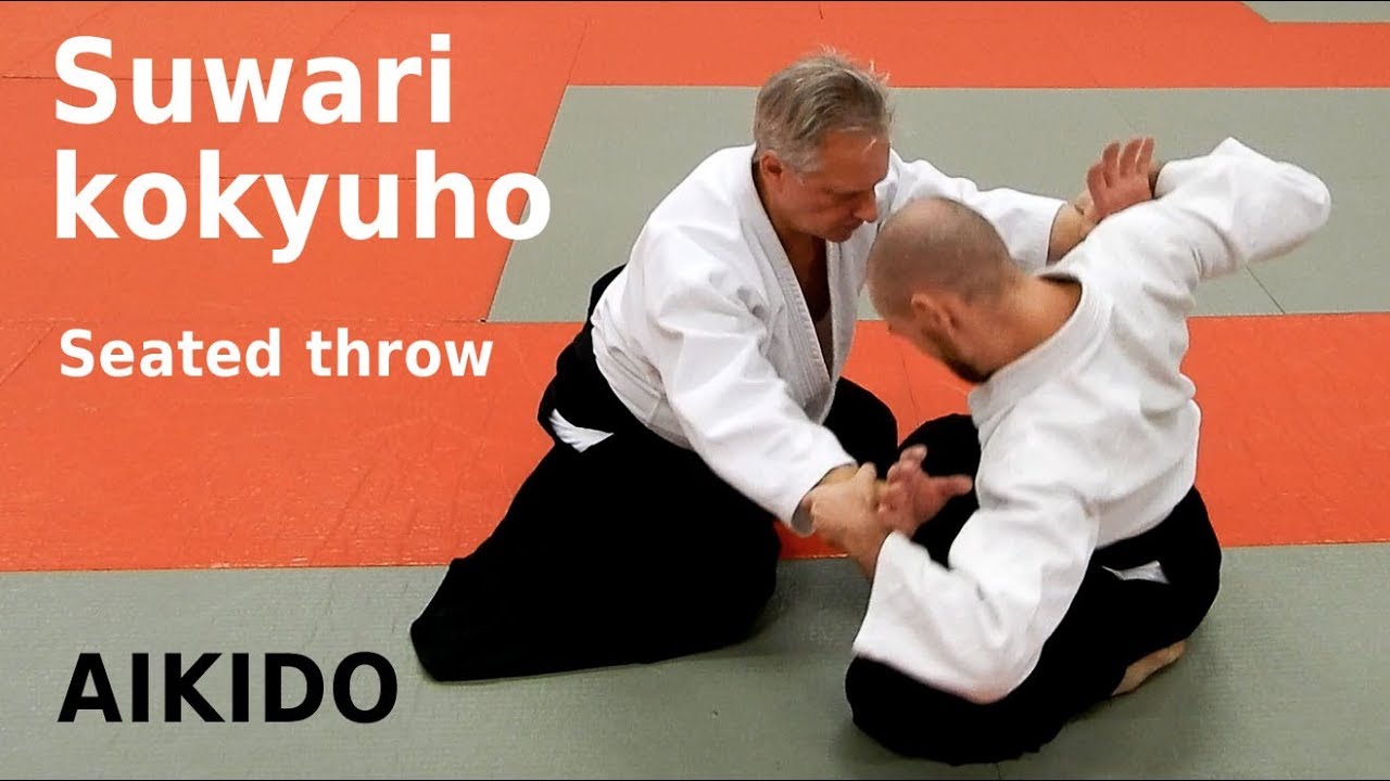Aikido technique SUWARI KOKYUHO (kokyu dosa), by Stefan Stenudd - YouTube