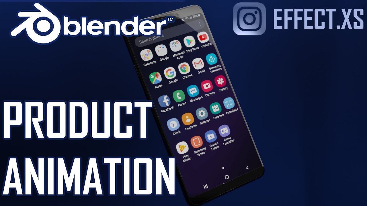 Smartphone commercial | Blender 2.9 Eevee | Product animation - YouTube