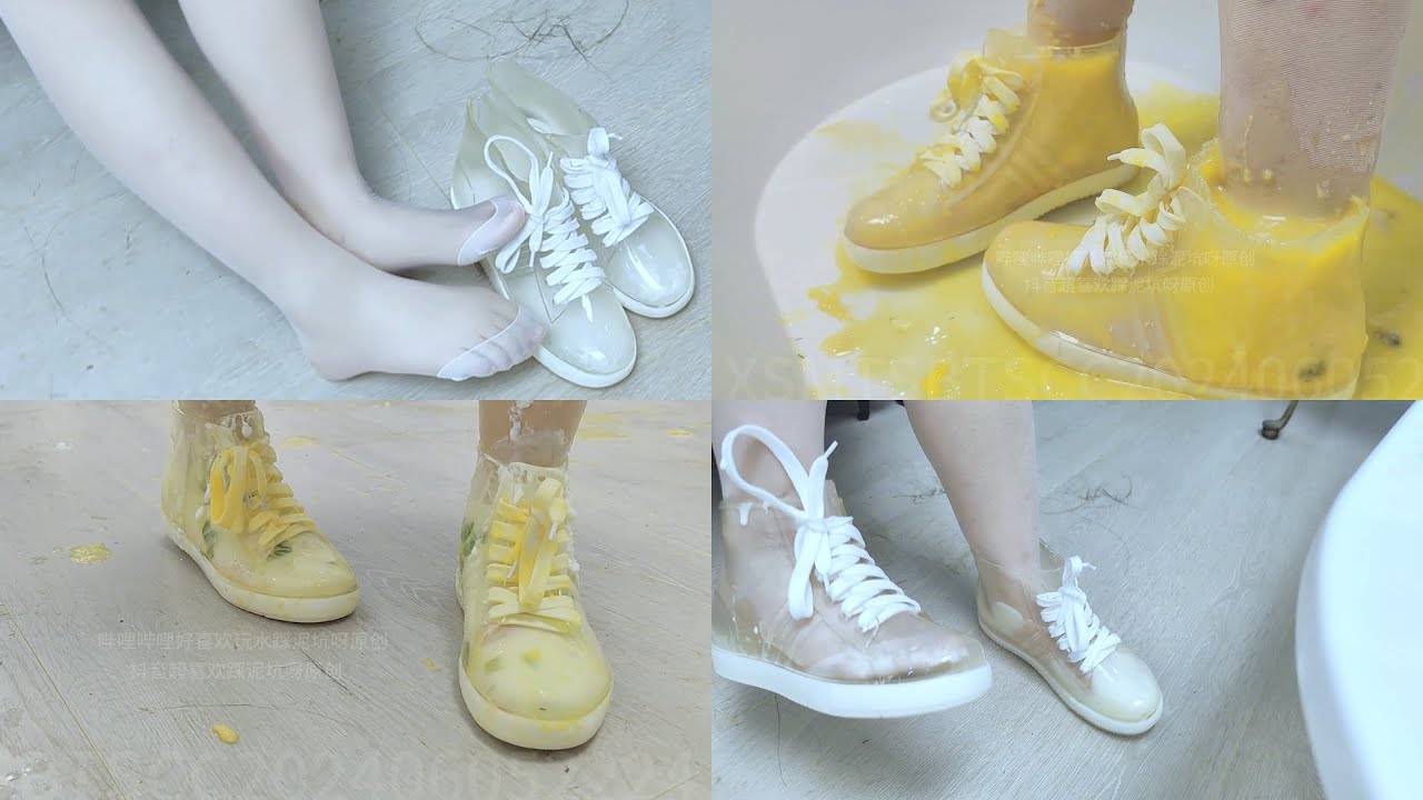 Transparent shoes and a lot of food(57)(Full video 22min 53sec) - YouTube