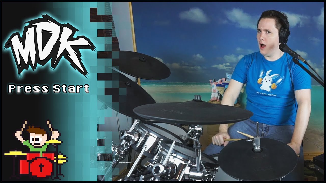 MDK - Press Start On Drums! -- The8BitDrummer - YouTube