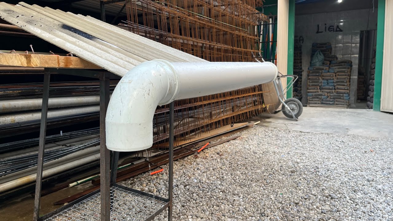 Calha feita de PVC - ideia extraordinária - YouTube