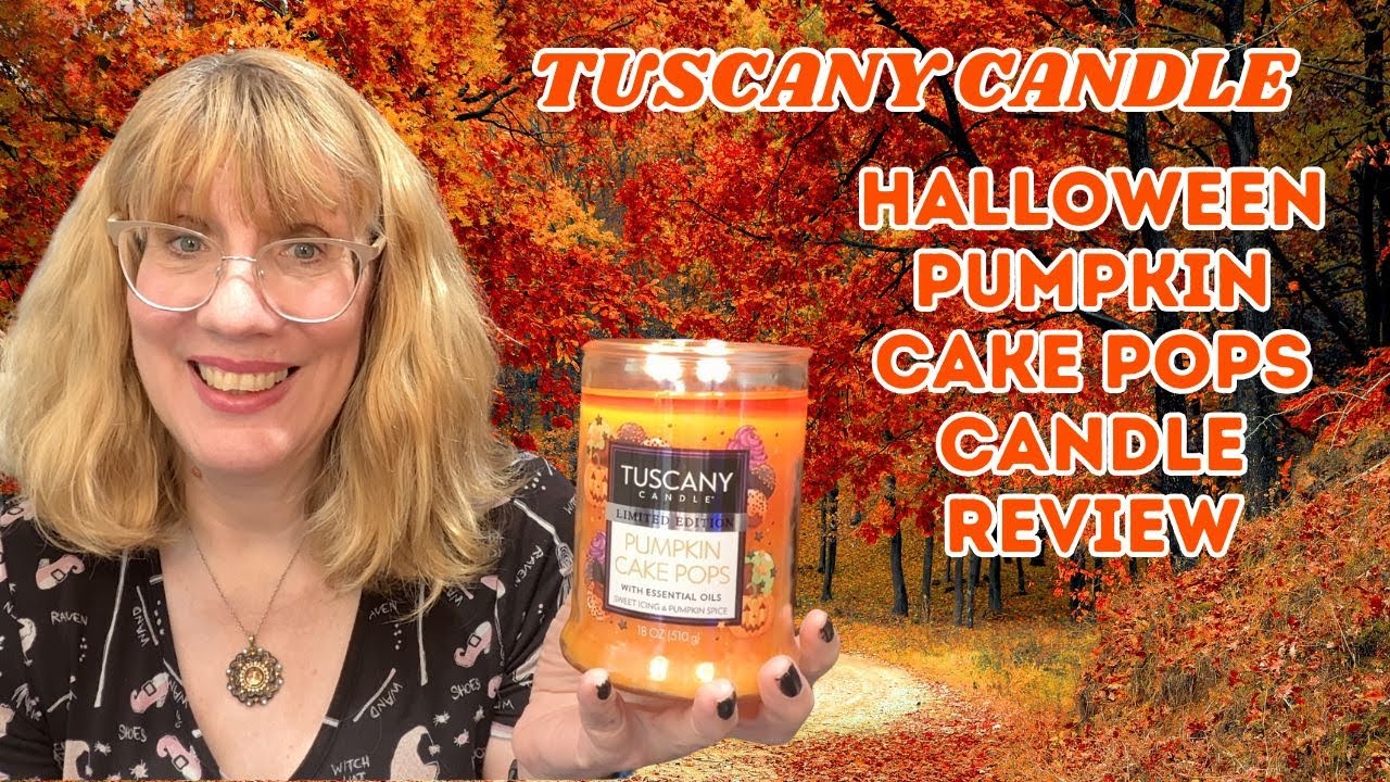 Tuscany Candle Halloween Pumpkin Cake Pops Review - YouTube