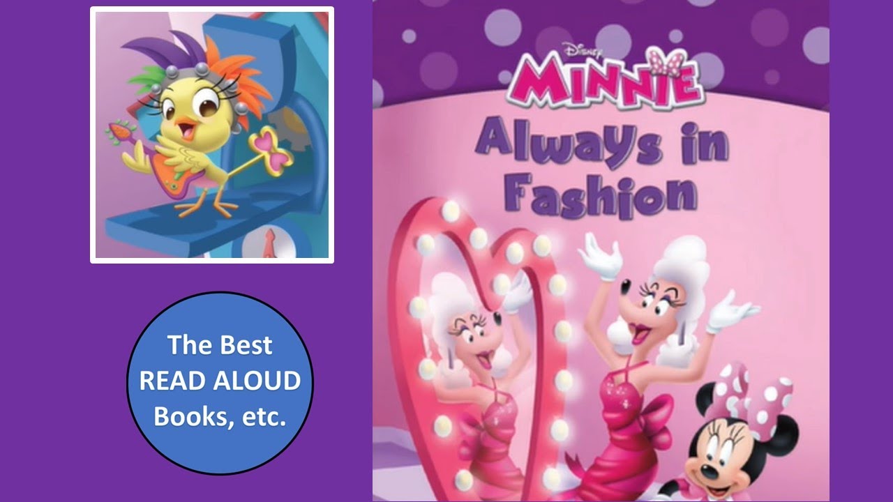 MINNIE ALWAYS IN FASHION Read Aloud, Disney Minnie Mouse, Mickey Mouse ...