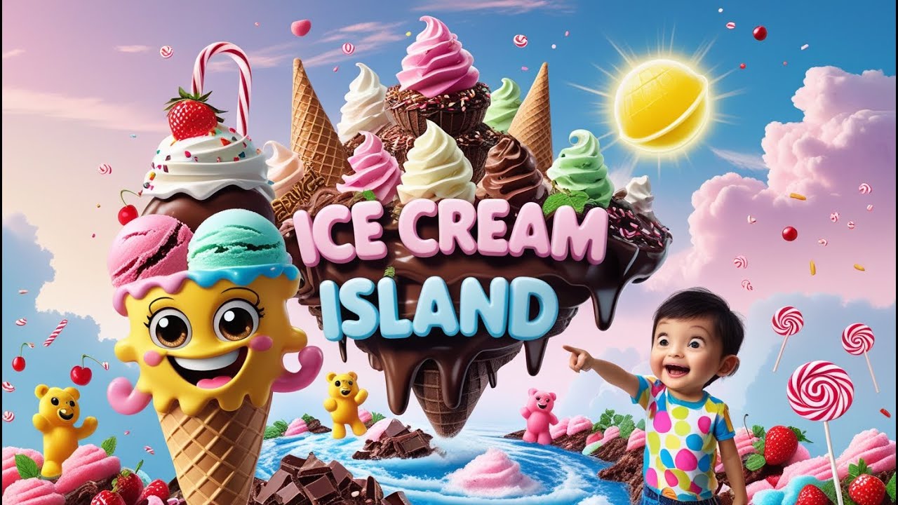 Ice Cream Island Adventure! 🍦 A Sweet and Fun Kids’ Song - YouTube
