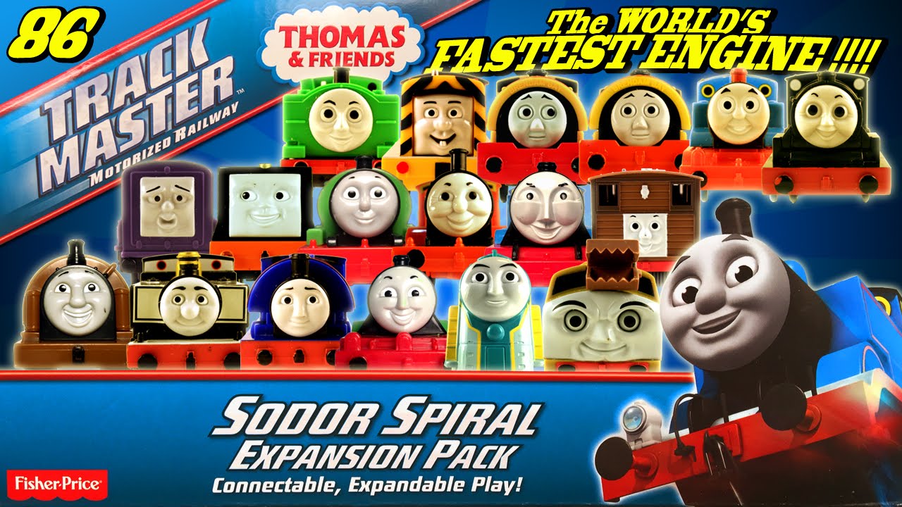 Thomas and Friends 86 BIG SODOR SPIRAL World's FASTEST Engine ...