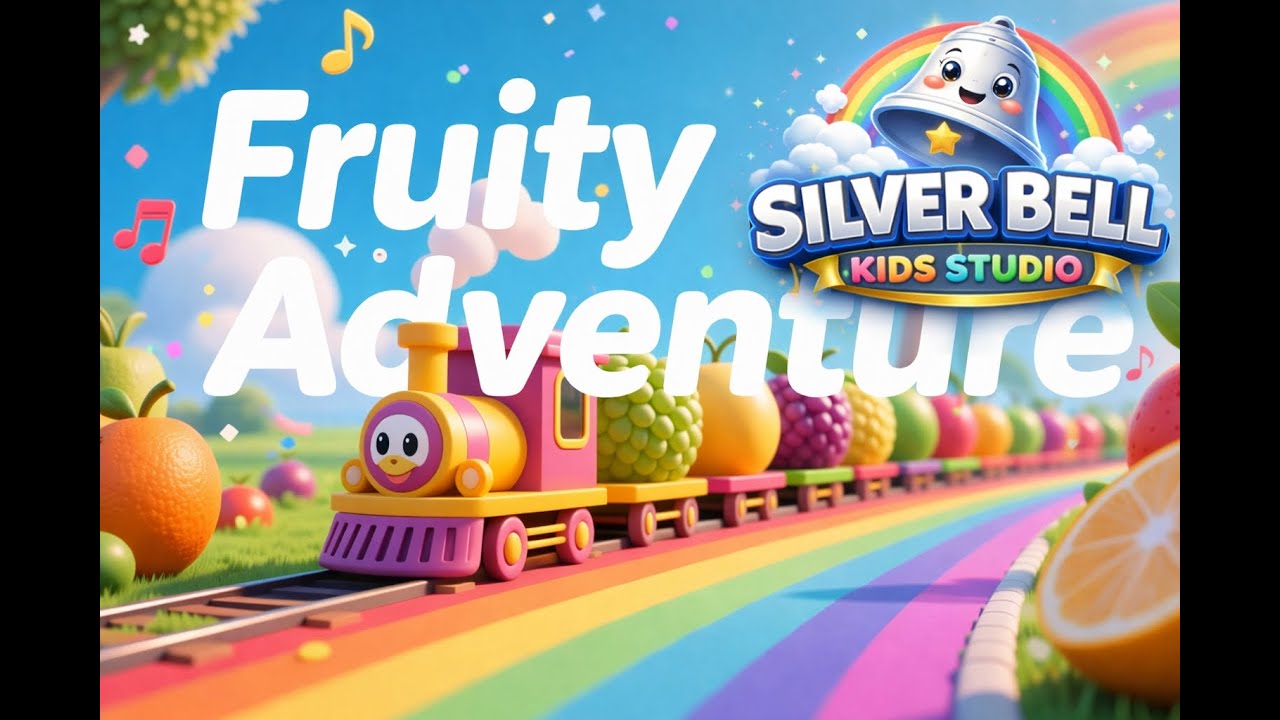 Fruity Train Adventure 🍎🚂 | Learn Fruits with Fun Song | Kids Learning ...