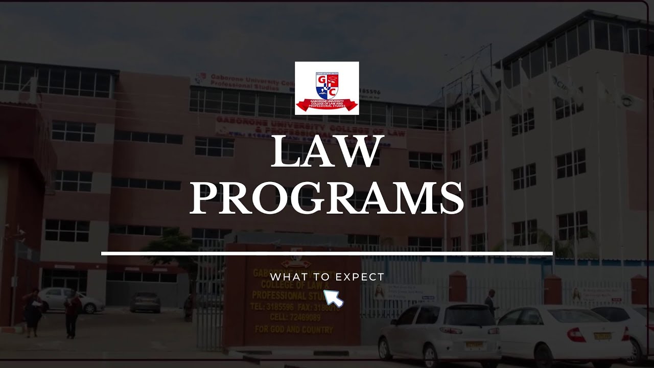 LAW PROGRAMMES OFFERED AT GUC - YouTube