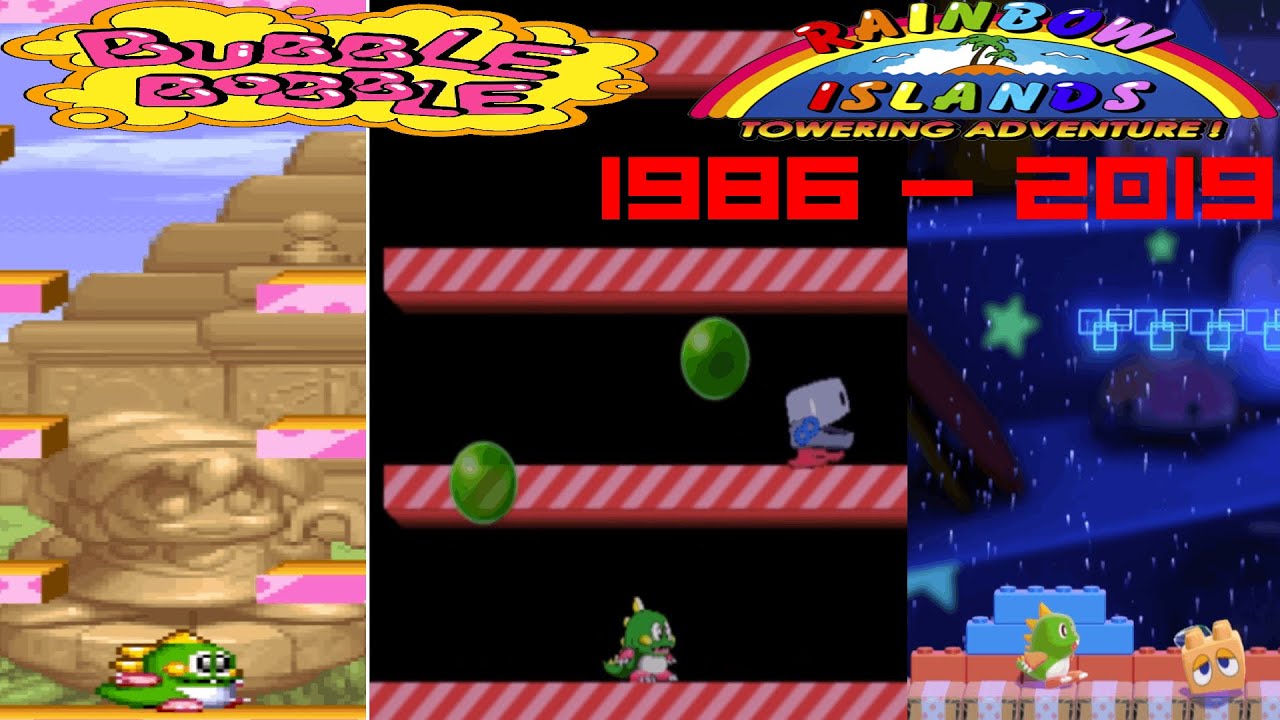 Evolution - Bubble Bobble/Rainbow Islands Games (1986-2019) - YouTube