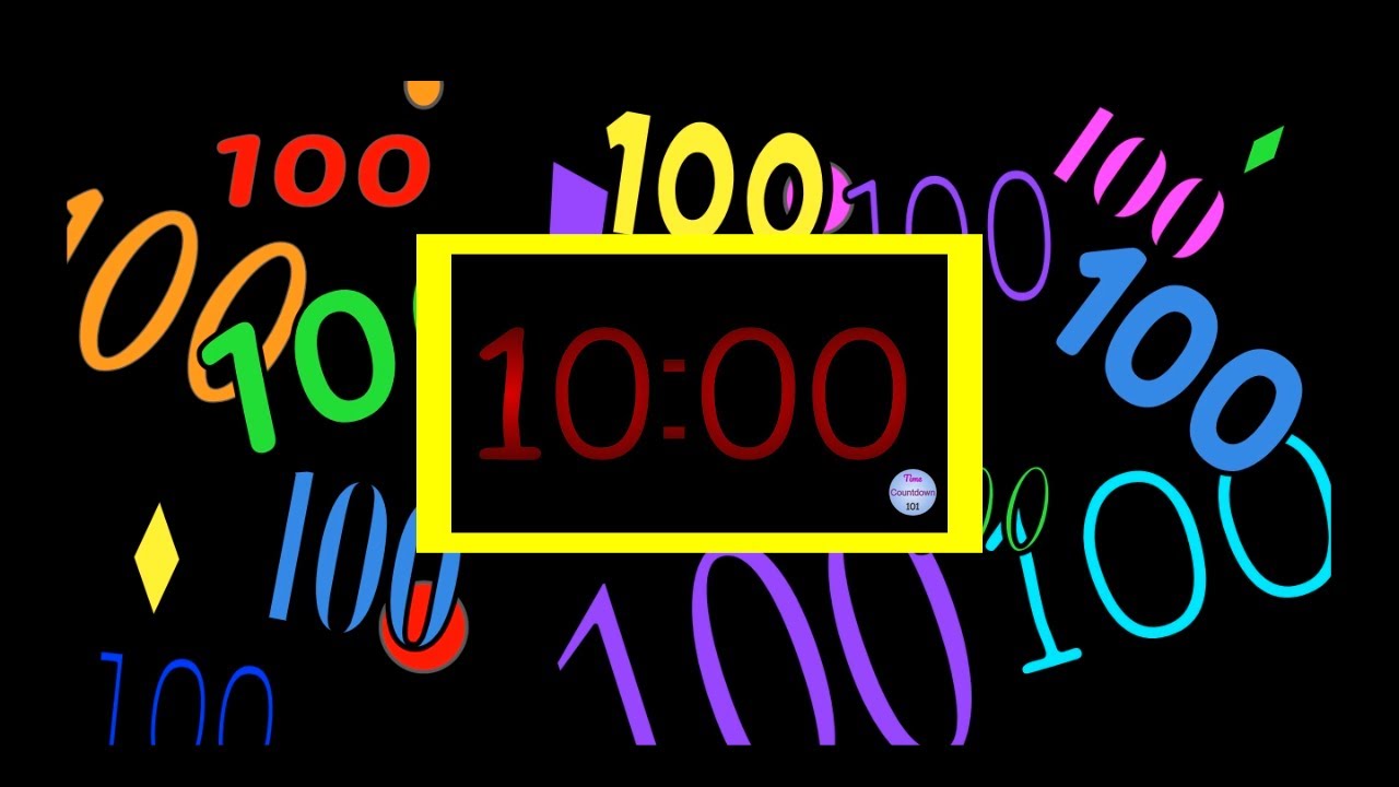 10 minute countdown 100 days - YouTube