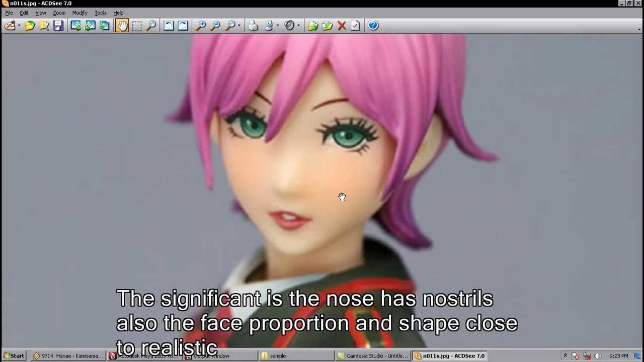 3D Anime Face and Head Modeling Tutorial MK IV - HD - YouTube