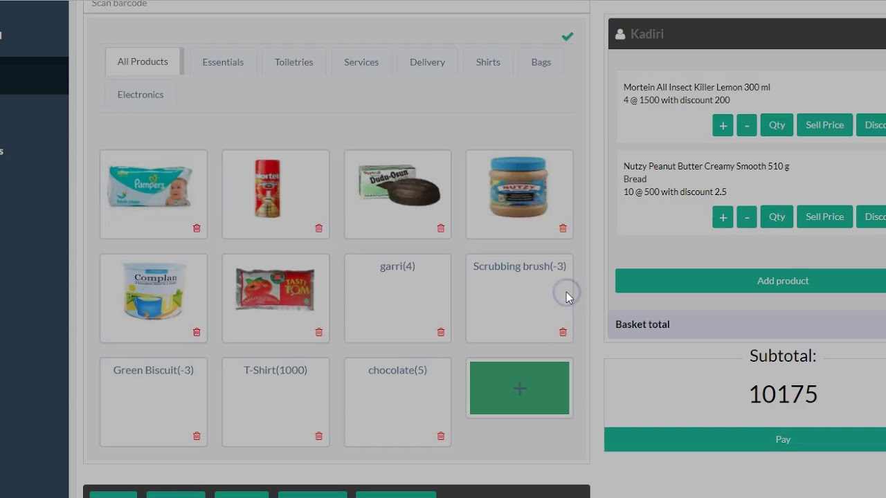 My shop - How to record sales using stock track POS - YouTube