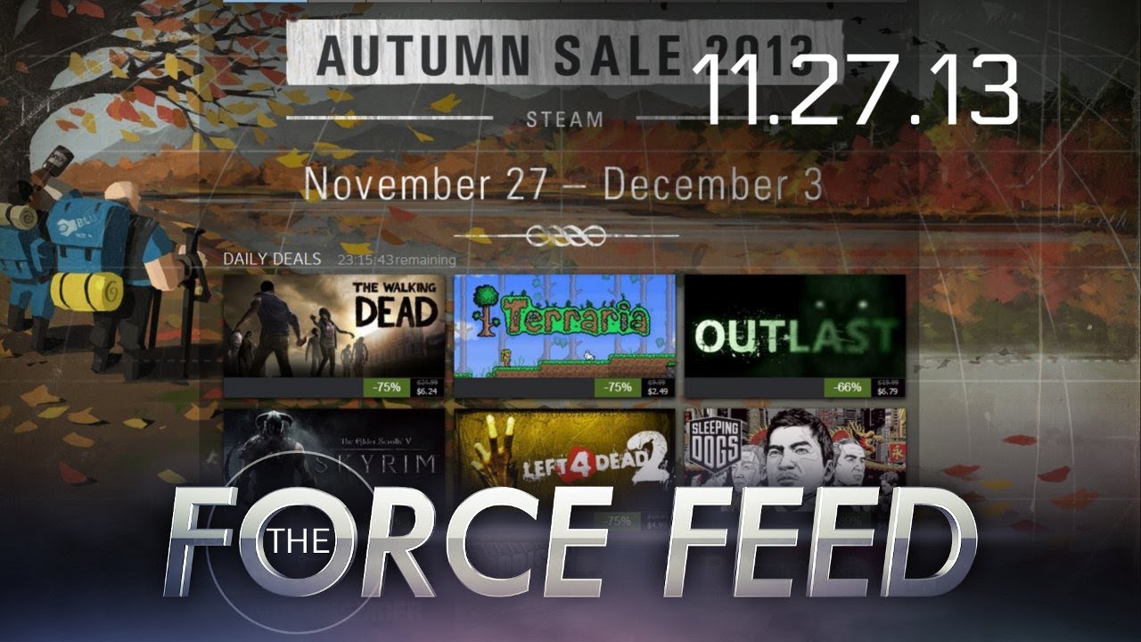 Force Feed - Steam Autumn Sale, Renegade X, December Free Games - YouTube