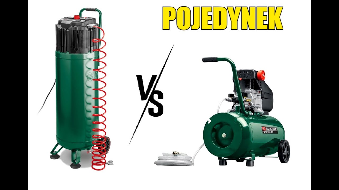 Kompresor PARKSIDE® PVKO 50 B2 VS PKO 500 A2| który szybciej nabije ...