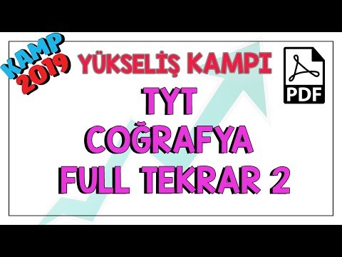 TYT Coğrafya Full Tekrar 2 | Kamp2019 #yükselişkampı
