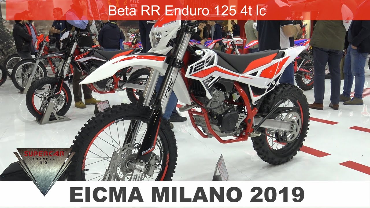 2020 Beta RR Enduro 125 4t lc Walkaround at EICMA 2019 Fiera Milano Rho ...
