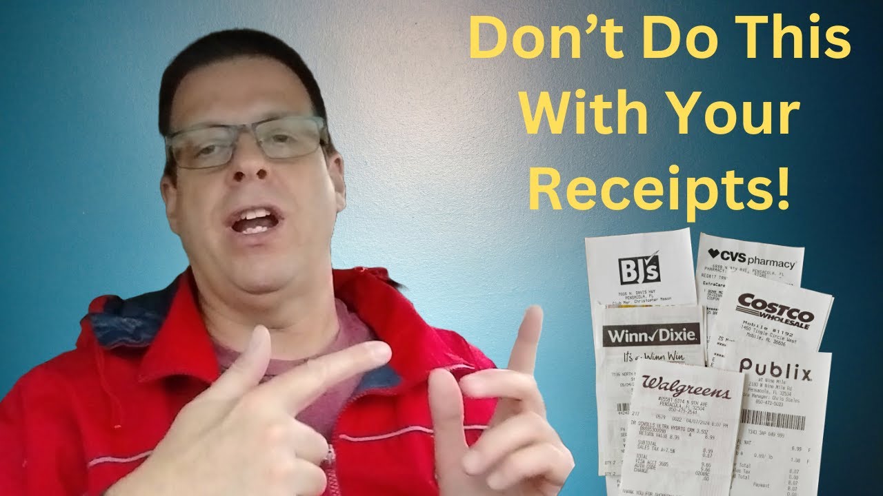 Avoid This Common Mistake with Receipts! - YouTube