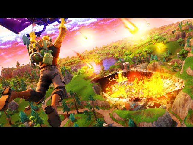 Fortnite Meteor Strike The Meteor Has Landed In Fortnite Battle Royale