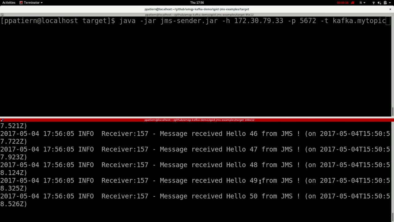 02 JMS receiver from Kafka - YouTube