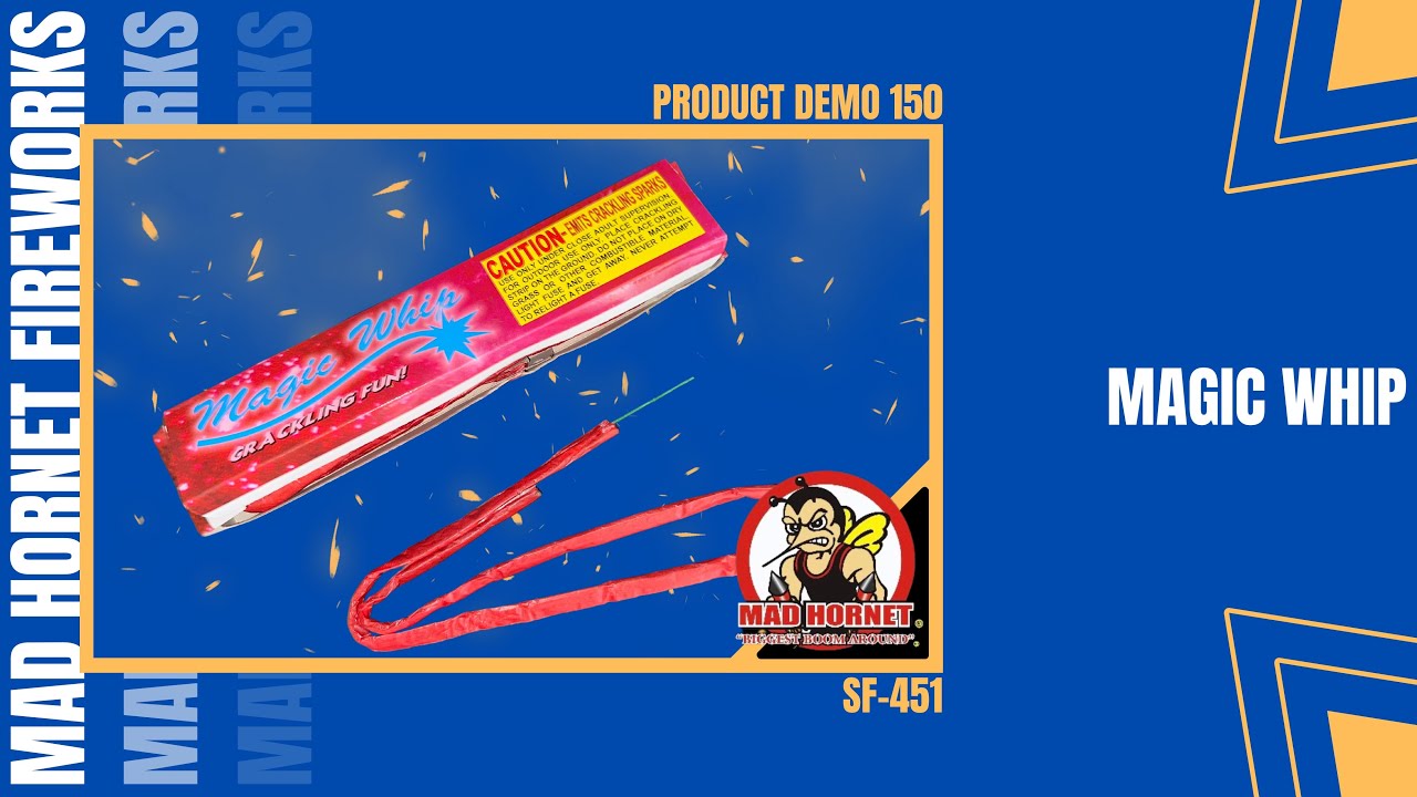 Magic Whip by Mad Hornet Fireworks - YouTube