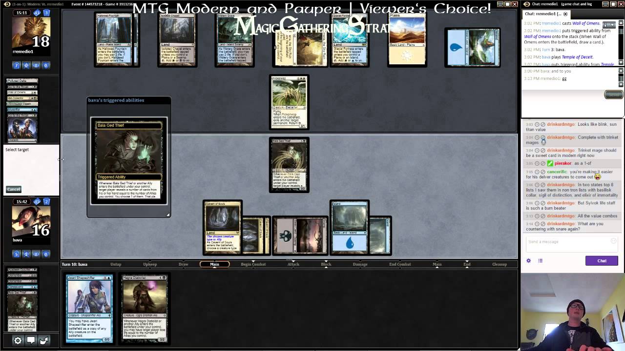 MTG Modern UB Ally Control vs Esper Flicker Control - YouTube