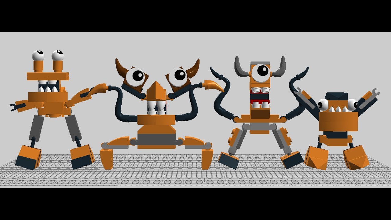 All Of The Lego Mixels Background Flexers Instructions From Lego ...
