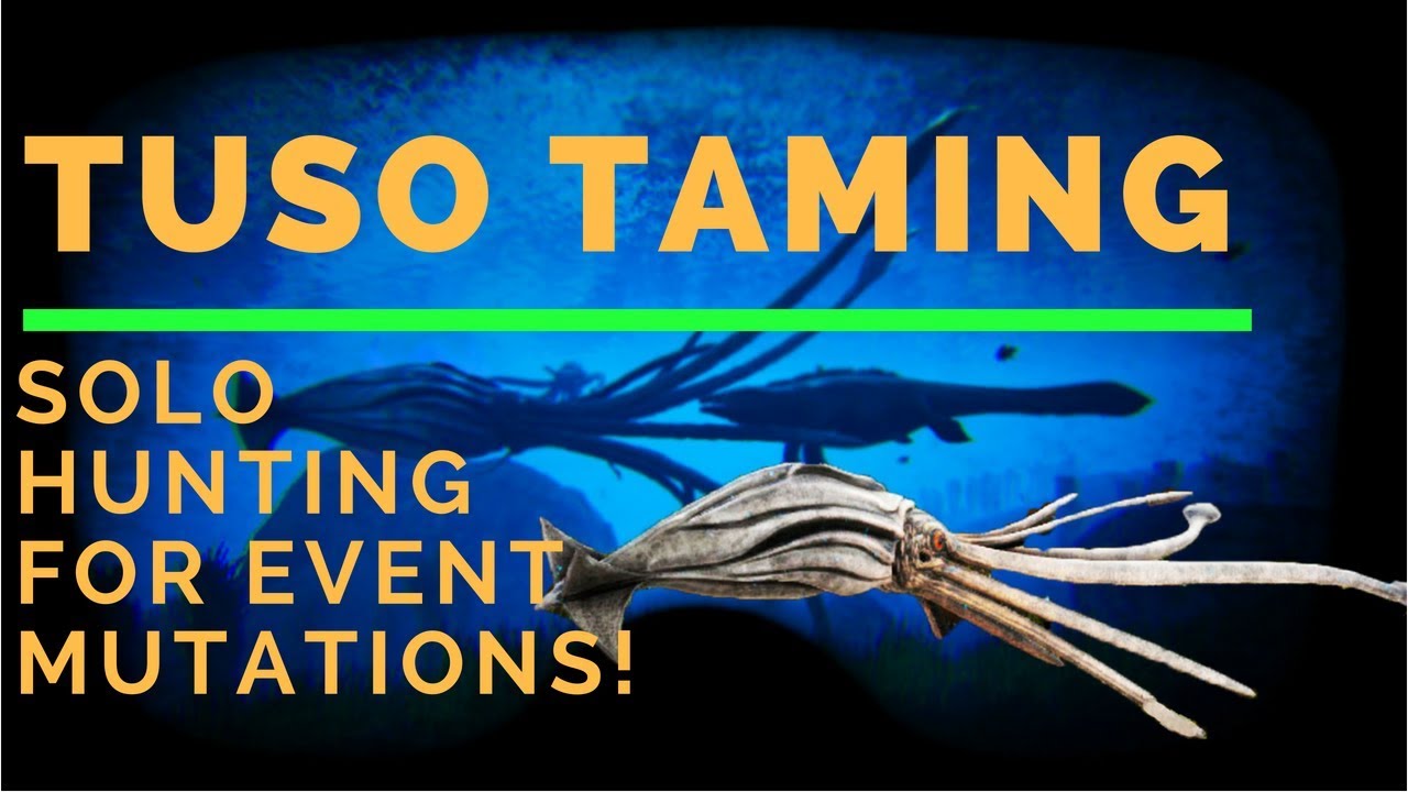 Ark Archaeology Event Tusoteuthis (Squid) Taming - YouTube