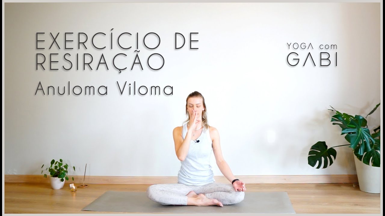Prática Respiratória Guiada do Pranayama Anuloma Viloma para Equilíbrio ...