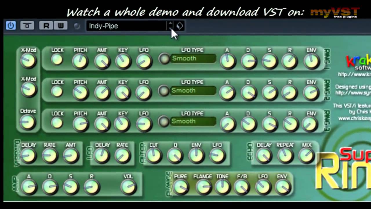 SuperRing - Free VST - myVST Demo - YouTube