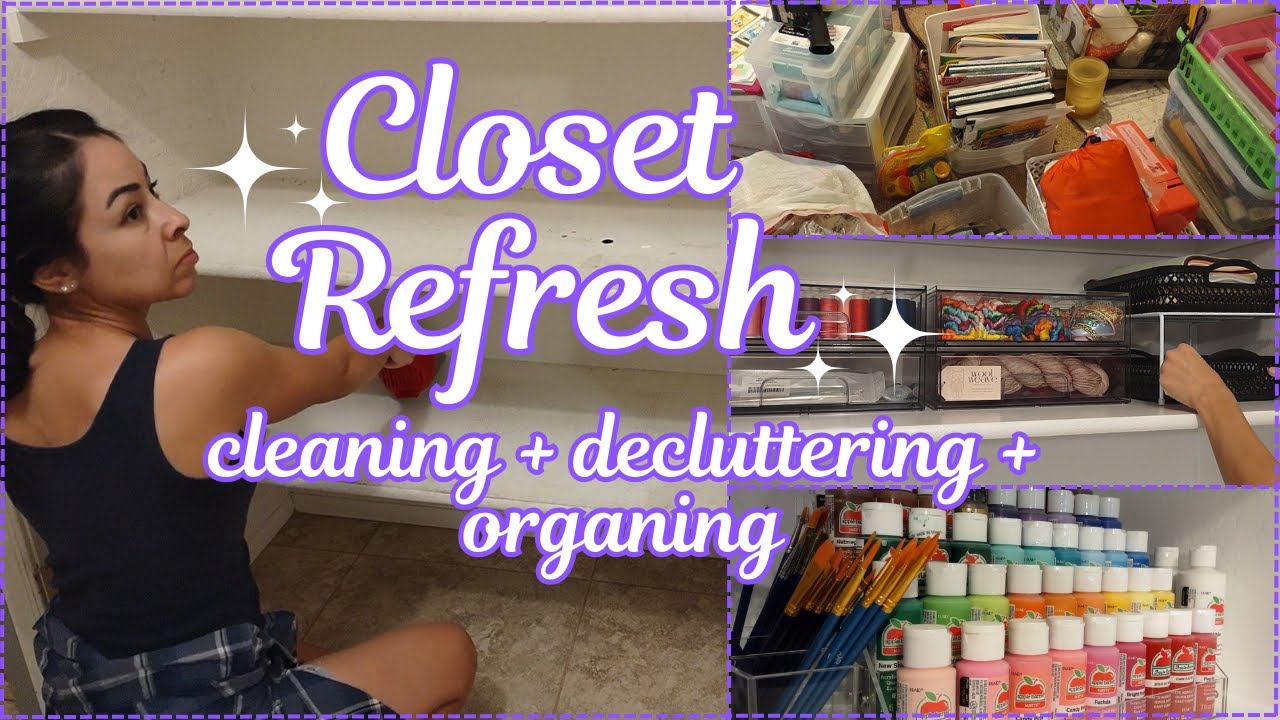 ULTIMATE CLOSET DIY REFRESH | DECLUTTERING & ORGANIZING | EXTREME CLEANING MOTIVATION | DIANA'S ...