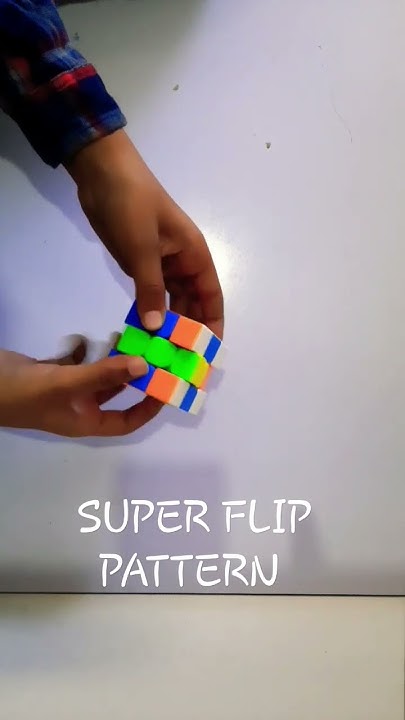 SUPER FLIP PATTERN ON RUBIKS CUBE #cubing #cube #speedcubing #trending ...