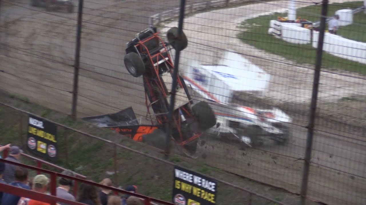 Eddie Strada Flip - 5/29/2016 - Grandview Speedway - YouTube
