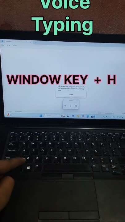 Voice Typing in laptop || Laptop me voice Typing kaise kare #shorts #voice #tech #viralvideo ...