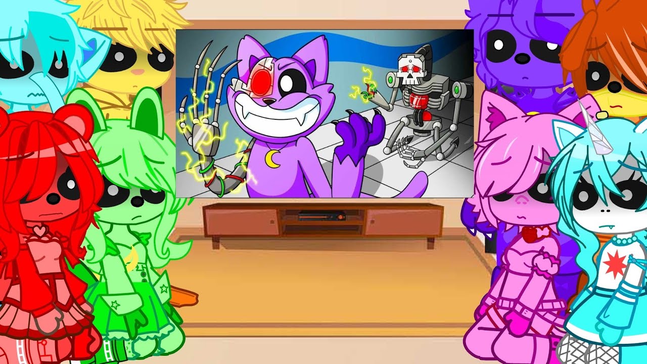 Smiling Critters Poppy Playtime Chapter 3 React To Catnap's Dark Secret ...