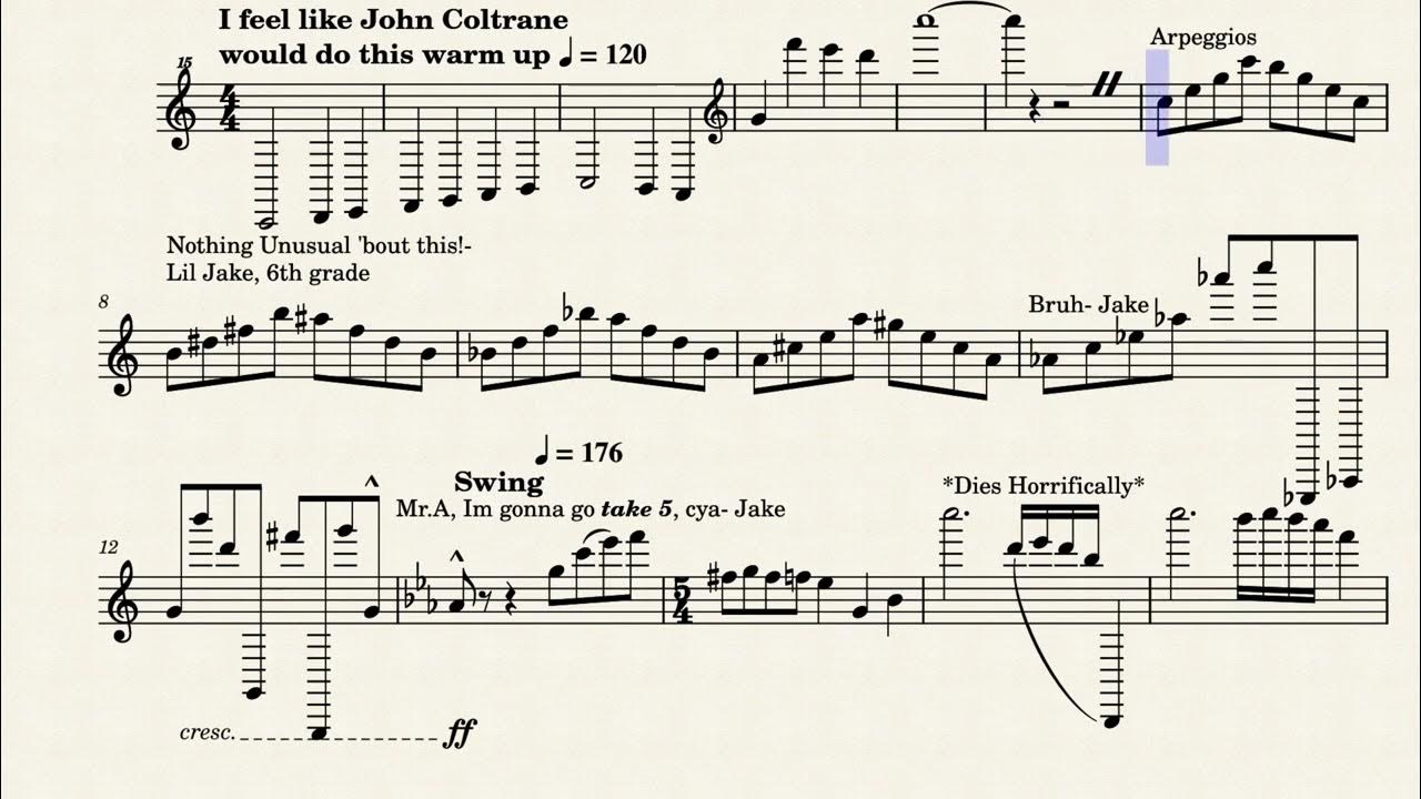 Beginner Friendly Alto Saxophone Warm Up 😊 - YouTube