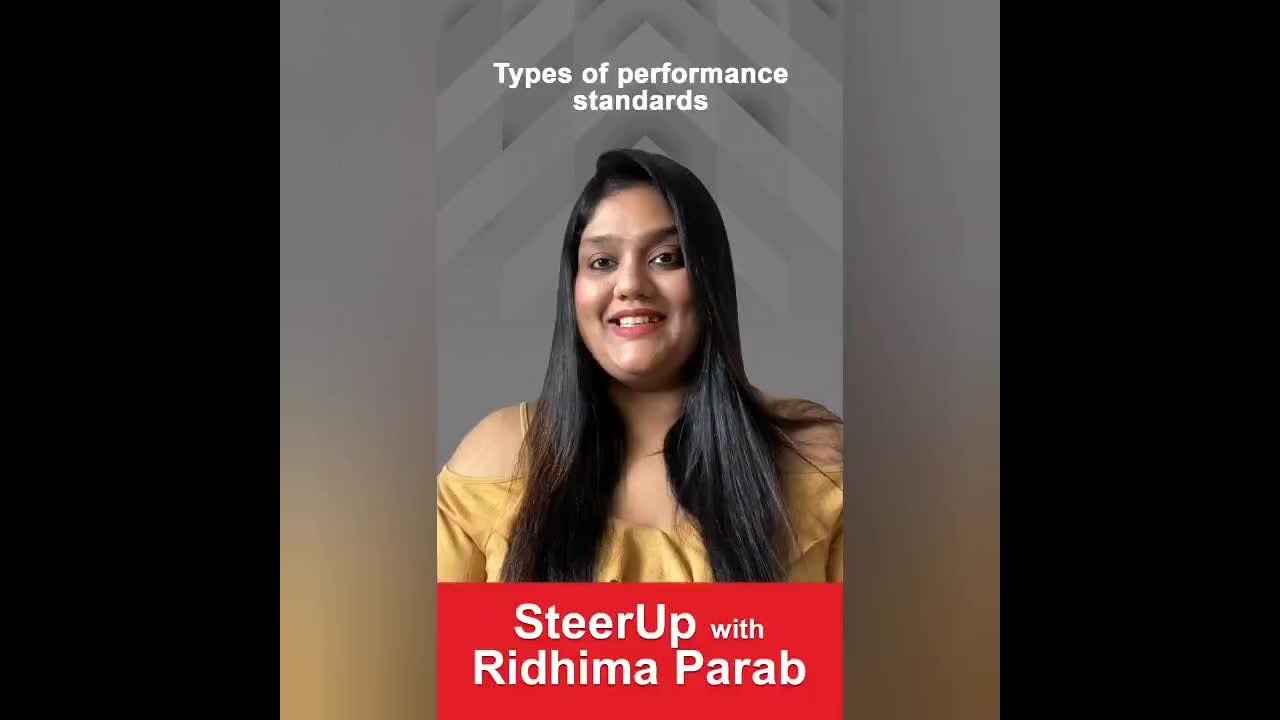Types of performance standards - YouTube