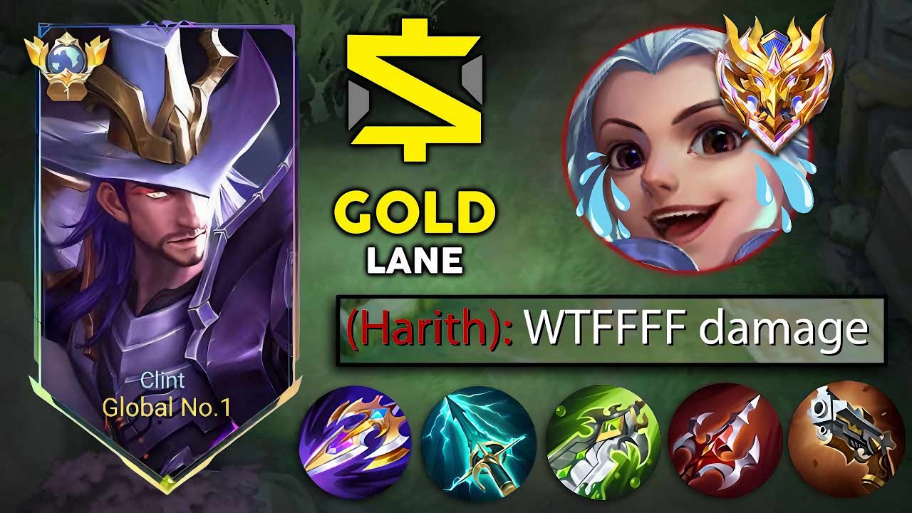 HOW TO EASILY COUNTER STRONG HARITH IN GOLD LANE USING CLINT🔥 (clint ...