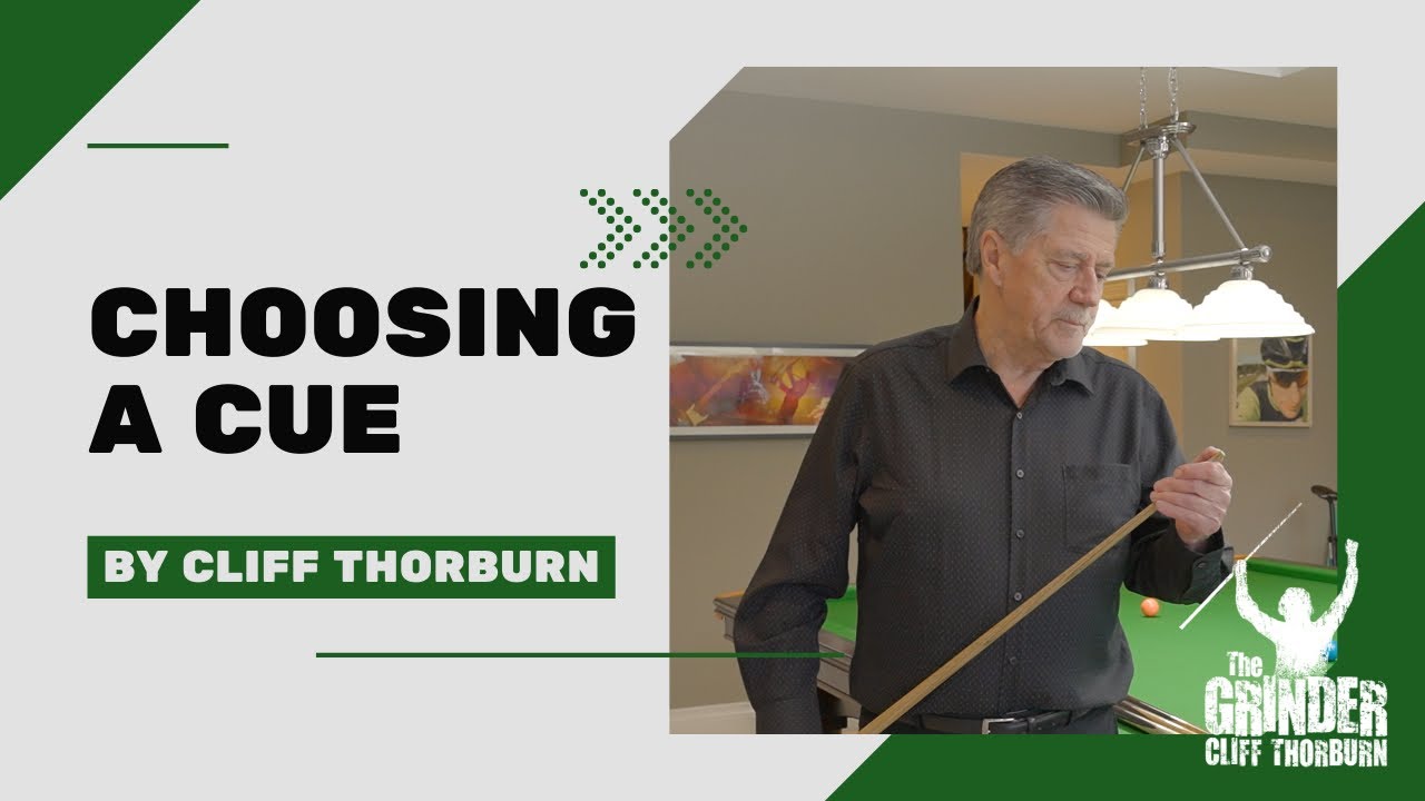 Choosing a Cue with Cliff Thorburn: Does it REALLY matter if the cue's ...