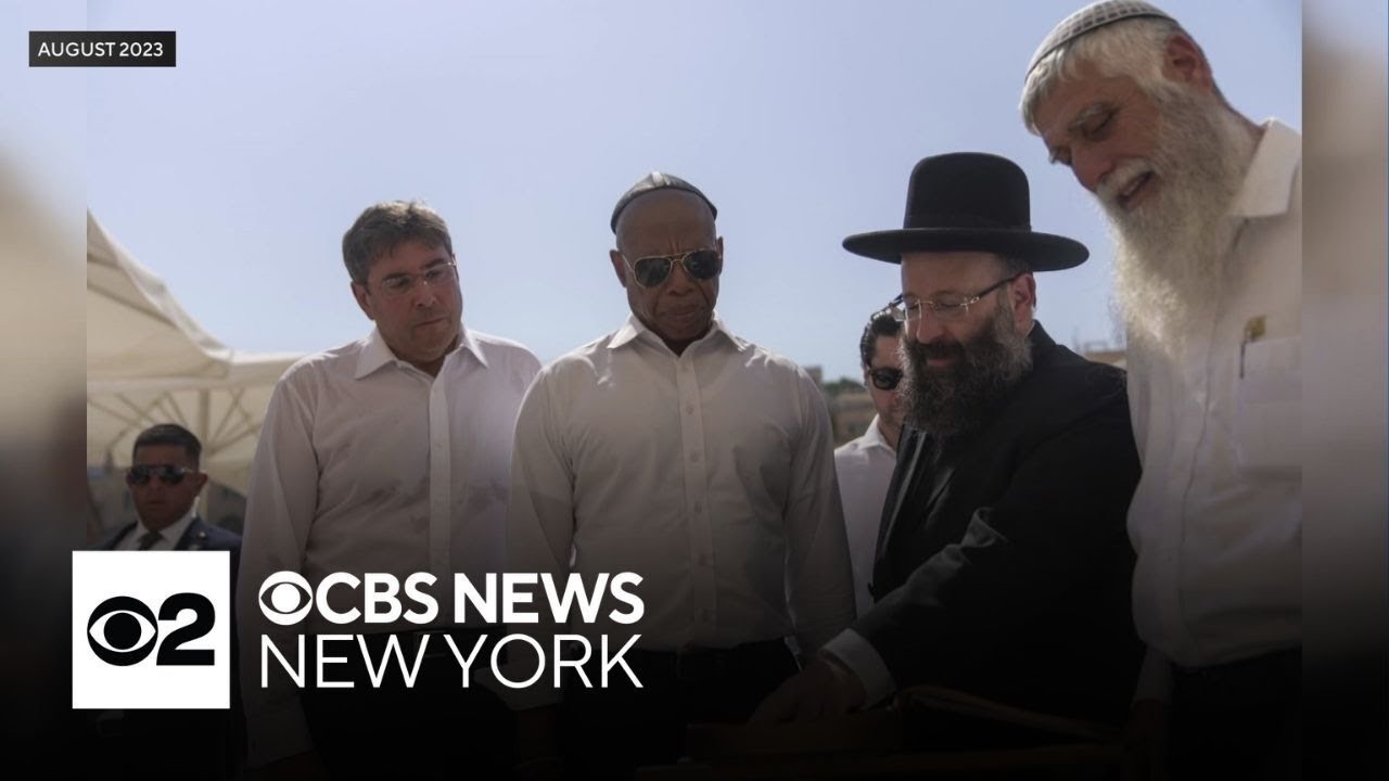 Mayor Eric Adams visiting Israel for 1st time since 2023 - YouTube