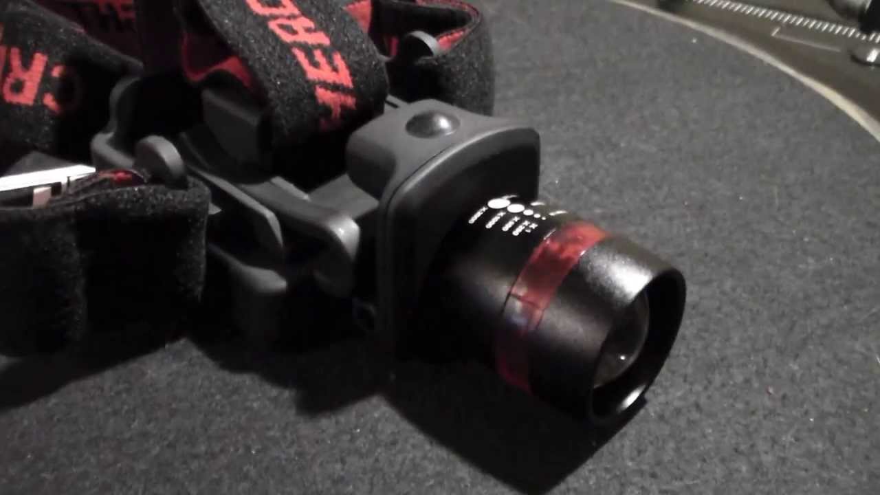 LED CREE 3W HEADBAND & HAT TORCH - YouTube