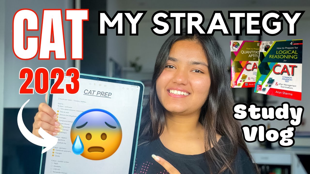 My 40 DAYS to CAT Strategy📚 | Productive Day In My Life | CAT Prep ...