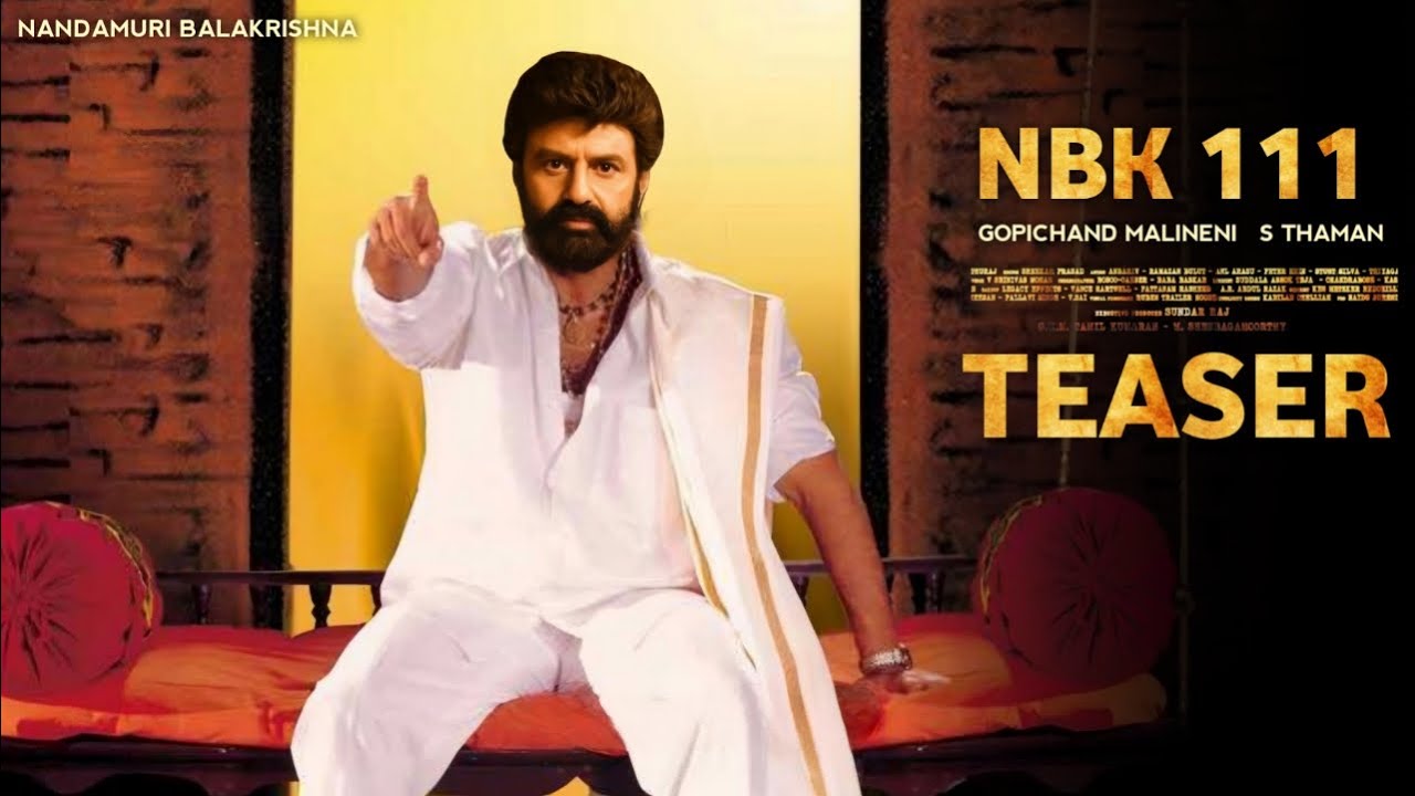 NBK 111 - Balakrishna Intro Teaser |Gopichand Malineni ,Thaman ,NBK 111 Teaser ,NBK 111 ...