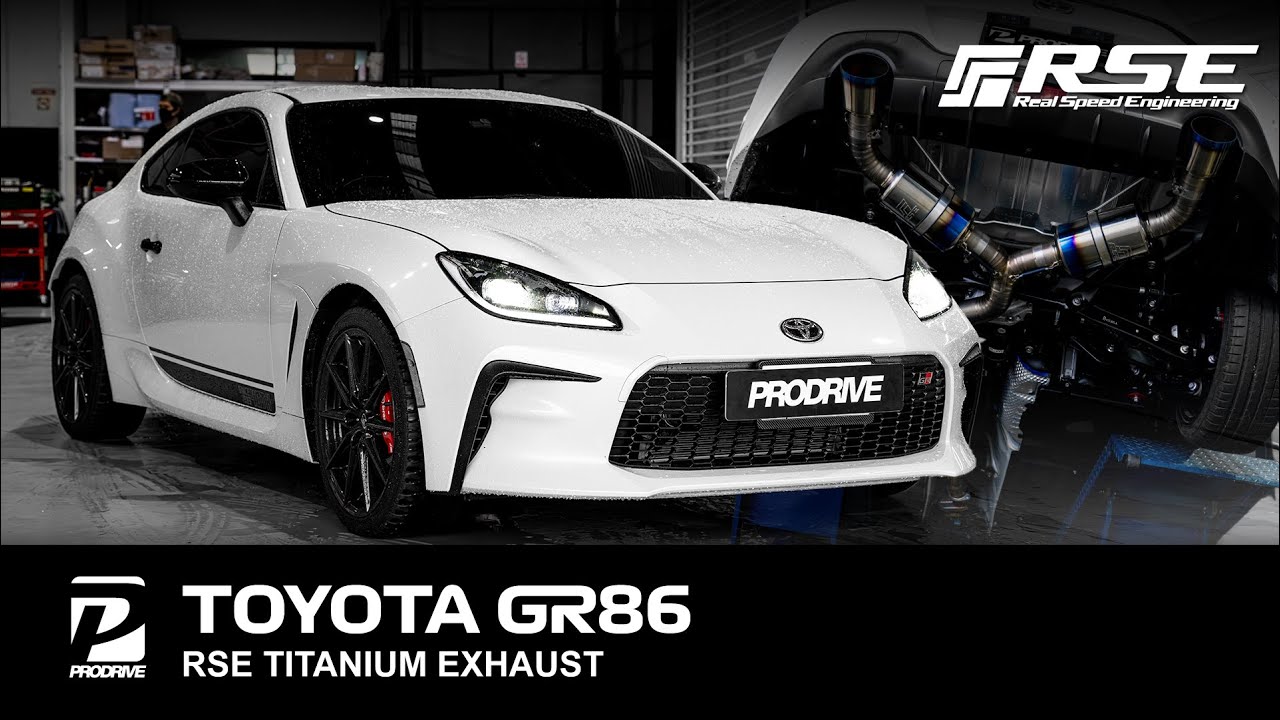Toyota GR86 x RSE Titanium Exhaust ท่อแท้ จากญี่ปุ่น! - YouTube