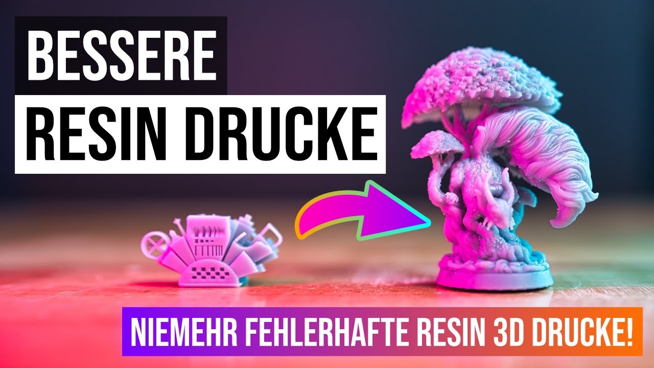 5 Resin 3D Druck Tipps für den perfekten Druck - YouTube