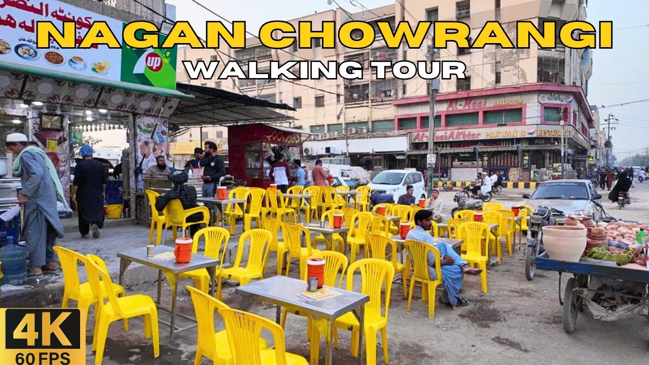 Nagan Chowrangi Walking Tour 4k - Walking with Friends - YouTube