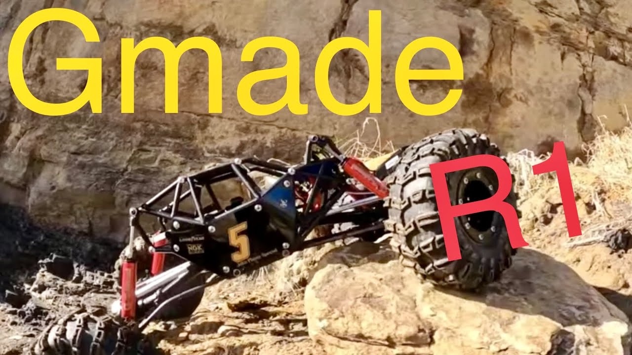 Gmade R1 rock crawl trail Injora Rock buggy - YouTube